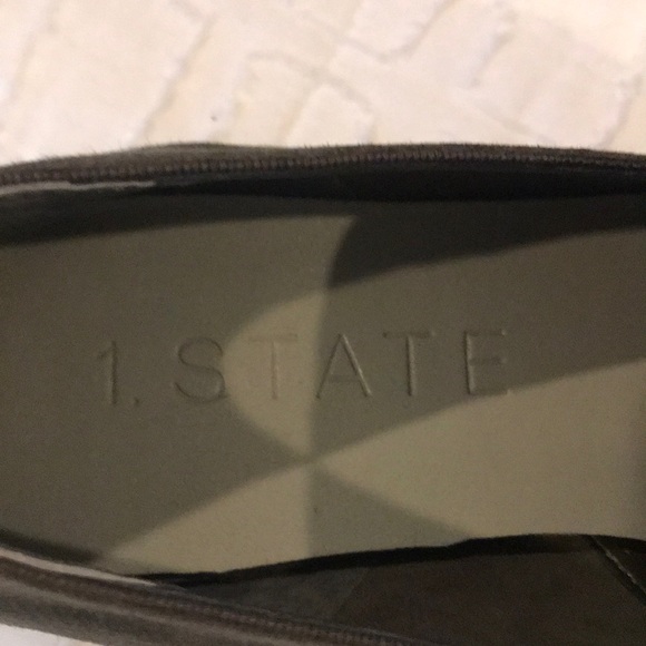 1. State | Shoes | State Suede Leather Flats Olive Green Loafer 7 ...